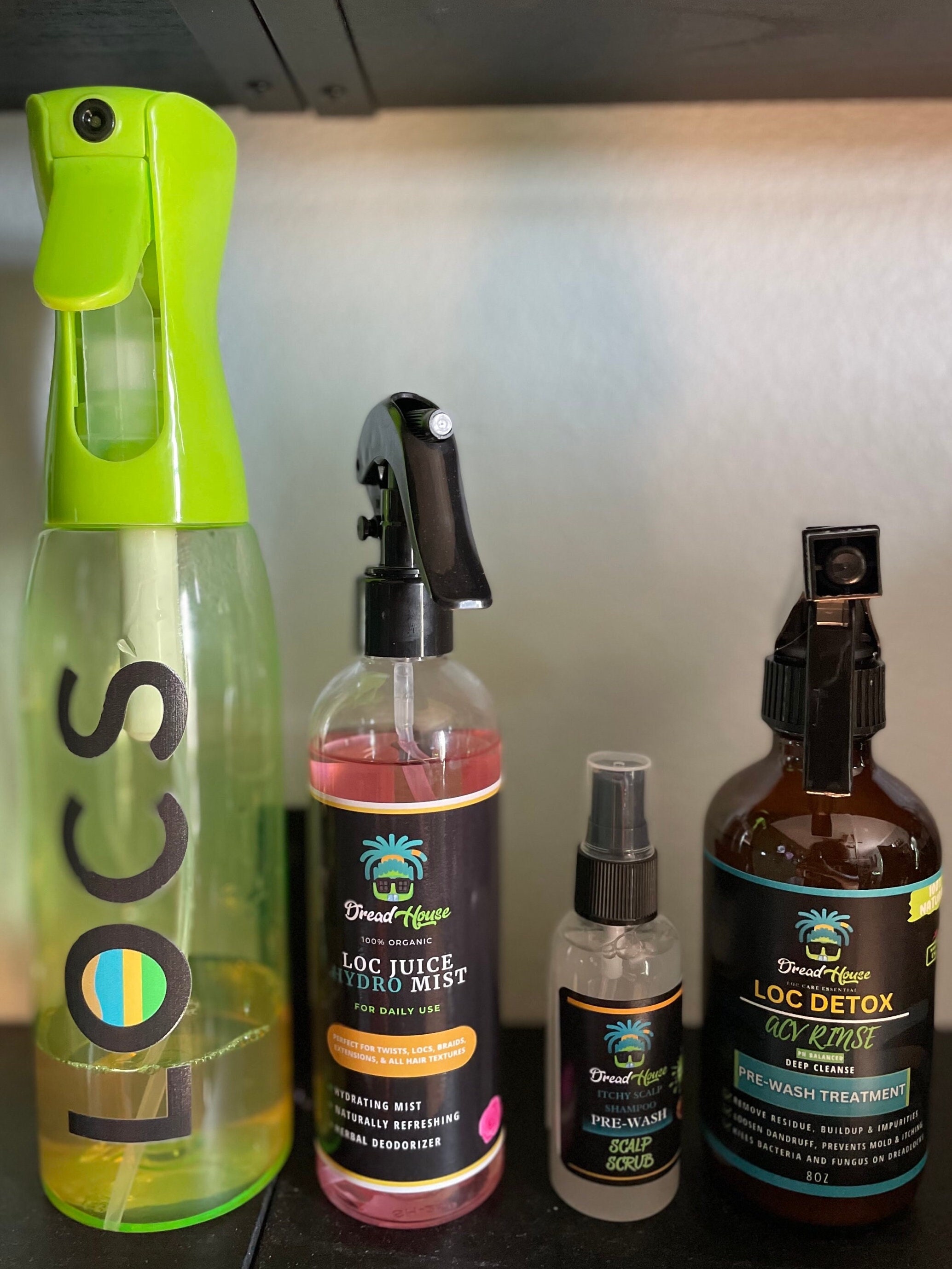 Continuous Loc Mister Ready Made Loc Hydration Mist Itchy Scalp Shampoo ...