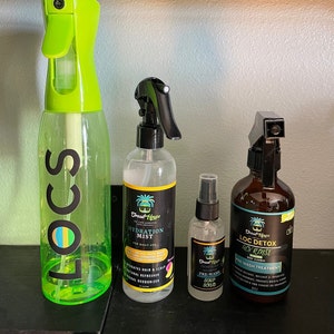 Continuous Loc Mister Ready Made Loc Hydration Mist Itchy Scalp Shampoo ...