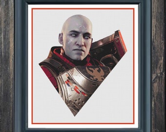 Destiny 2 Ghost Pattern Modern Gaming Cross Stitch Digital PDF, Instant ...