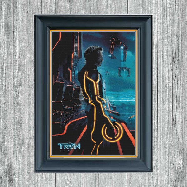 Tron Cross Stitch Pattern - Etsy