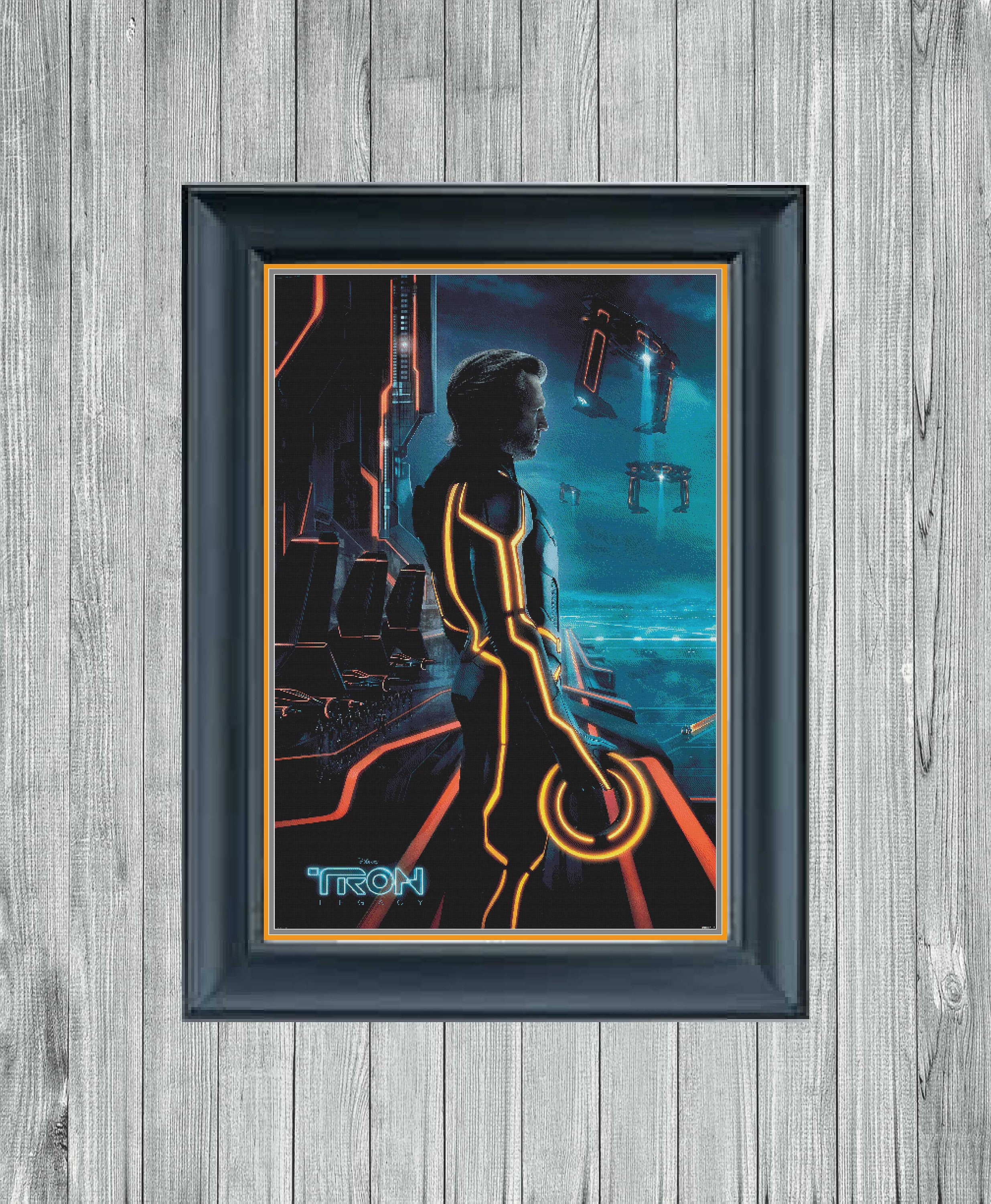 CLU Tron Legacy Cross Stitch Pattern PDF Download - Etsy