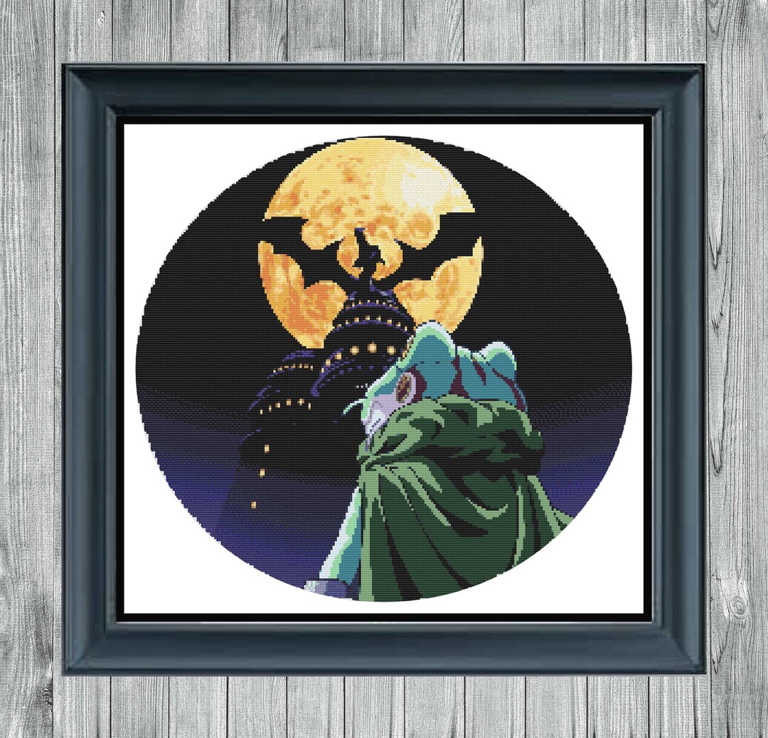 Frog Magus' Castle Chrono Trigger Circle Cross Stitch Pattern PDF ...