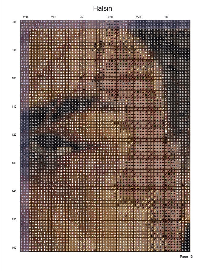 Baldur's Gate 3 Halsin Cross Stitch Pattern PDF Download - Etsy