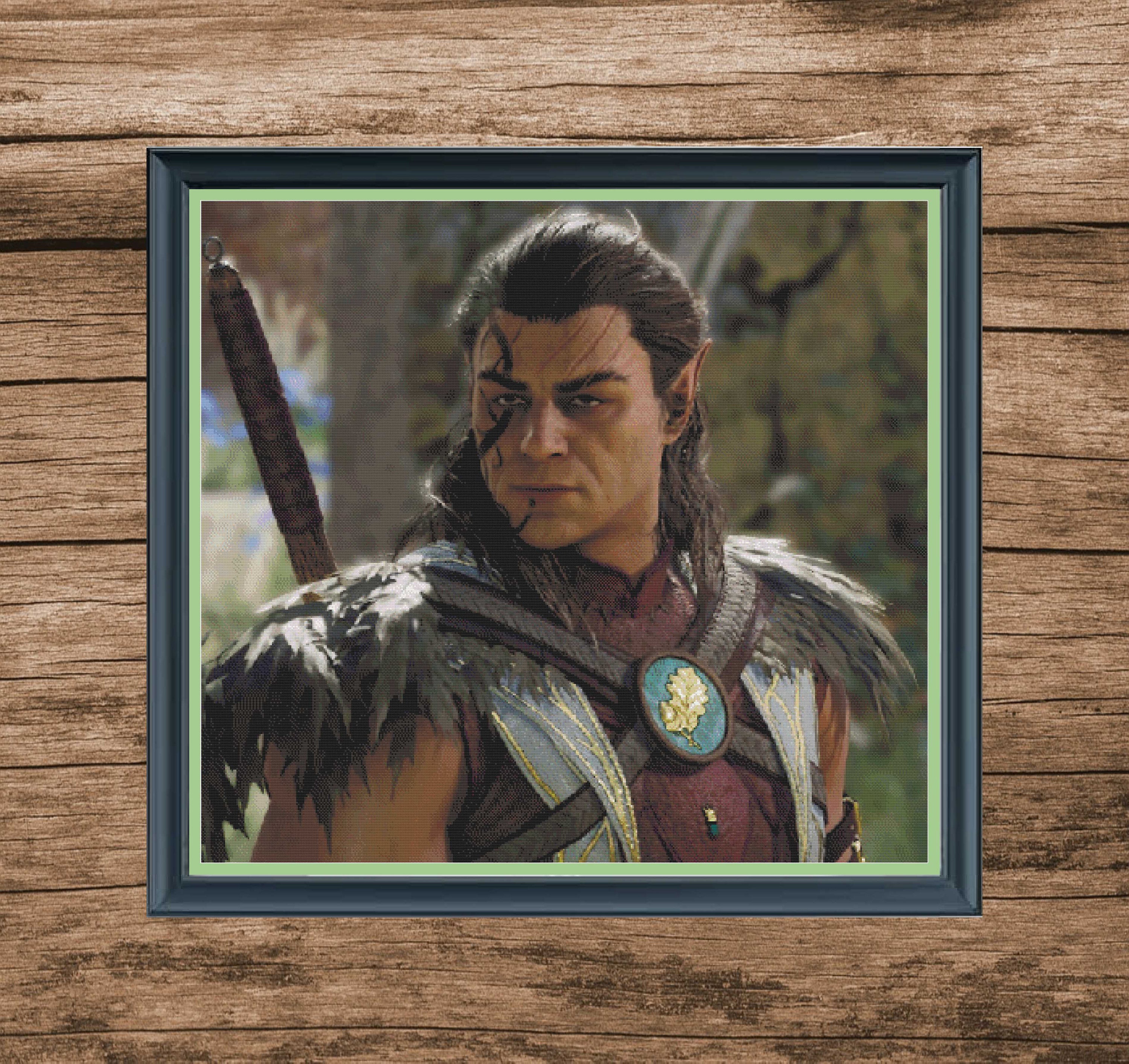 Baldur's Gate 3 Halsin Cross Stitch Pattern PDF Download - Etsy
