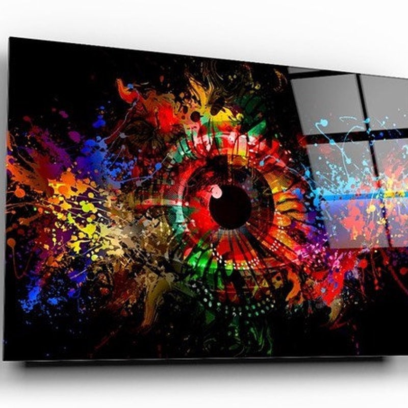 Tempered Glass Wall Art - Etsy