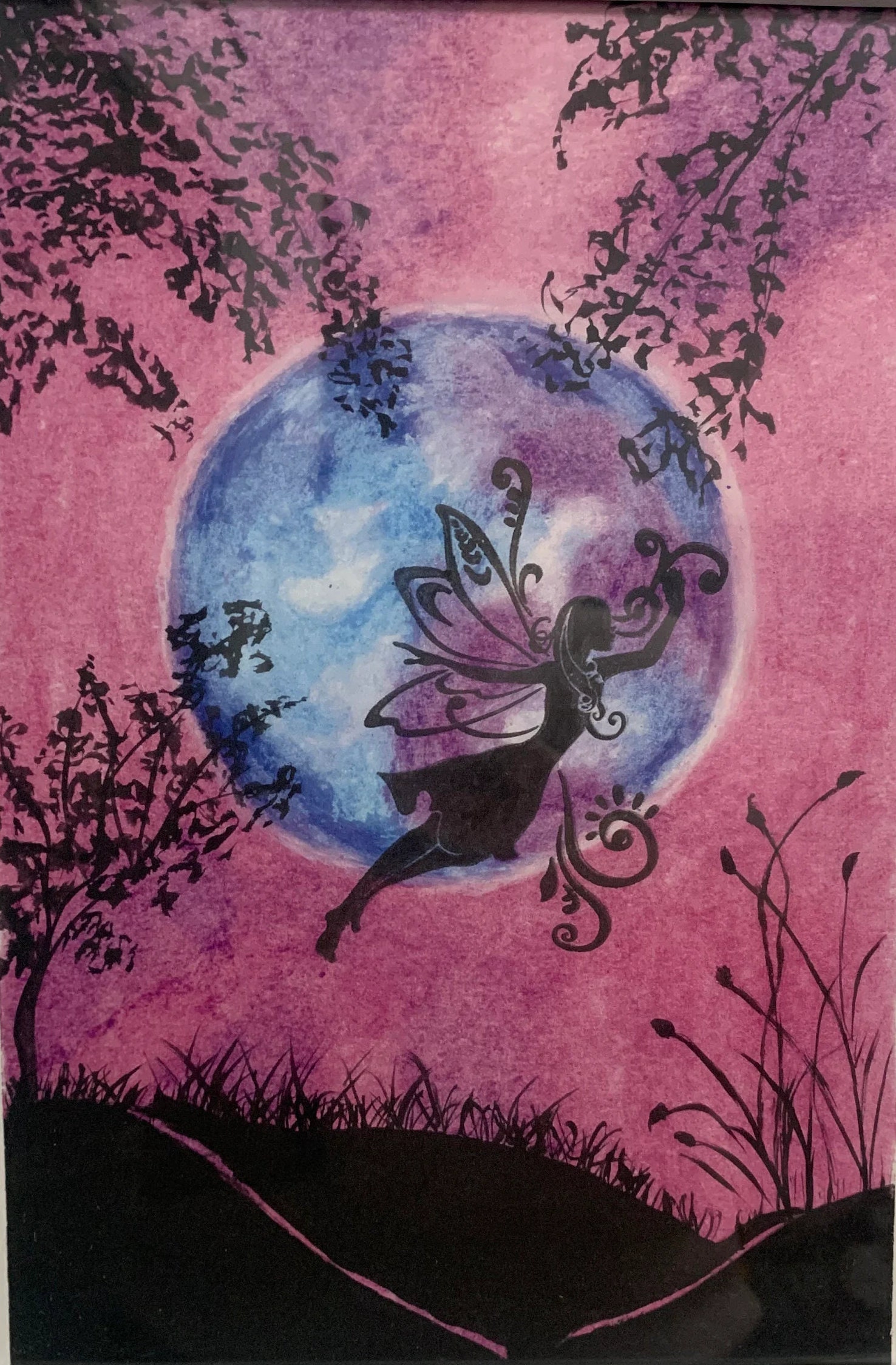 Oil Pastel Art Print - Etsy