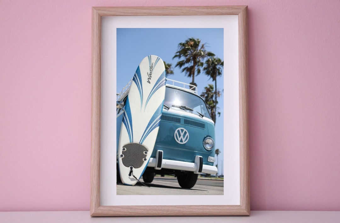 Retro Beach Bus Surfer Van Hippie Bus Beach Vibes Surfer - Etsy