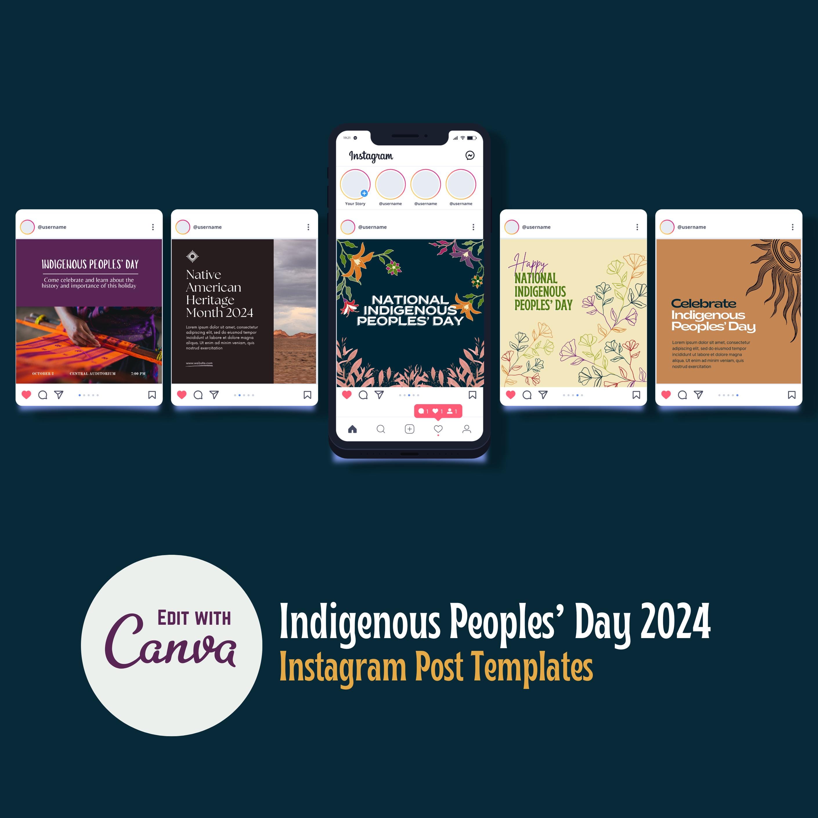 Indigenous Peoples' Day 2024 Celebrate Indigenous People Instagram Post ...