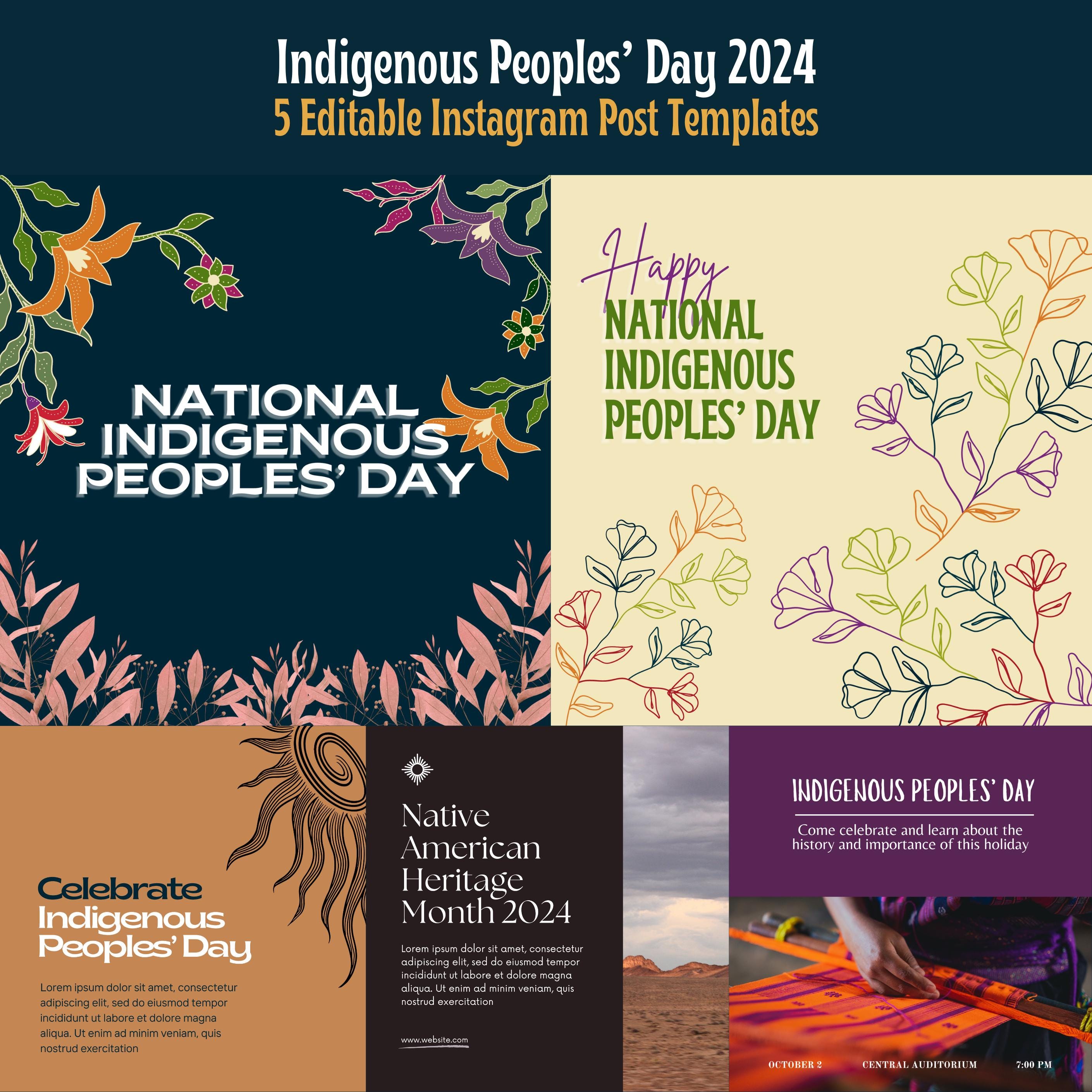 Indigenous Peoples' Day 2024 | Celebrate Indigenous People | Instagram ...