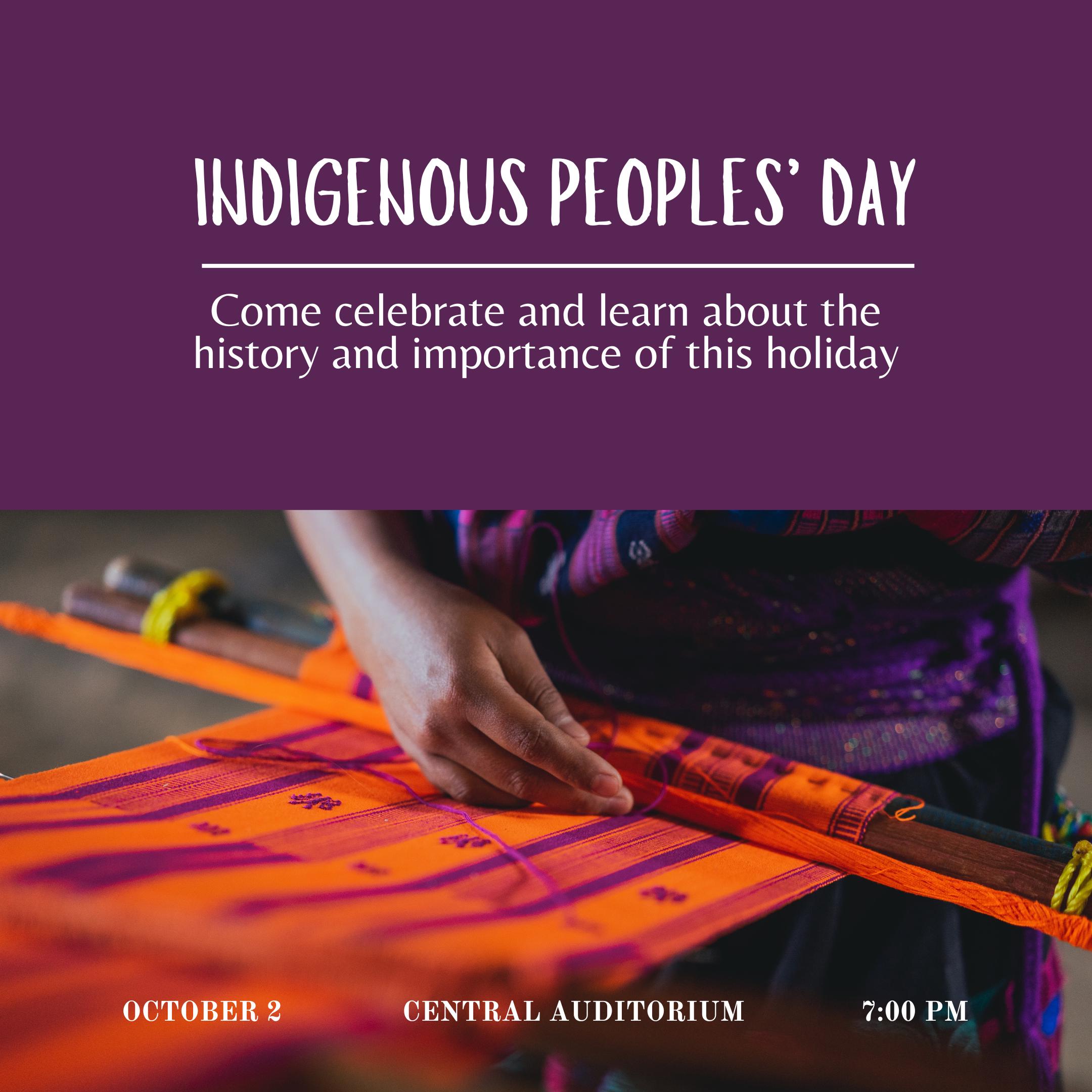 Indigenous Peoples' Day 2024 | Celebrate Indigenous People | Instagram ...