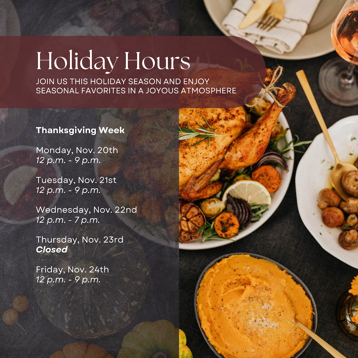 Fine Dining Instagram Post Templates Culinary Industry Themed ...