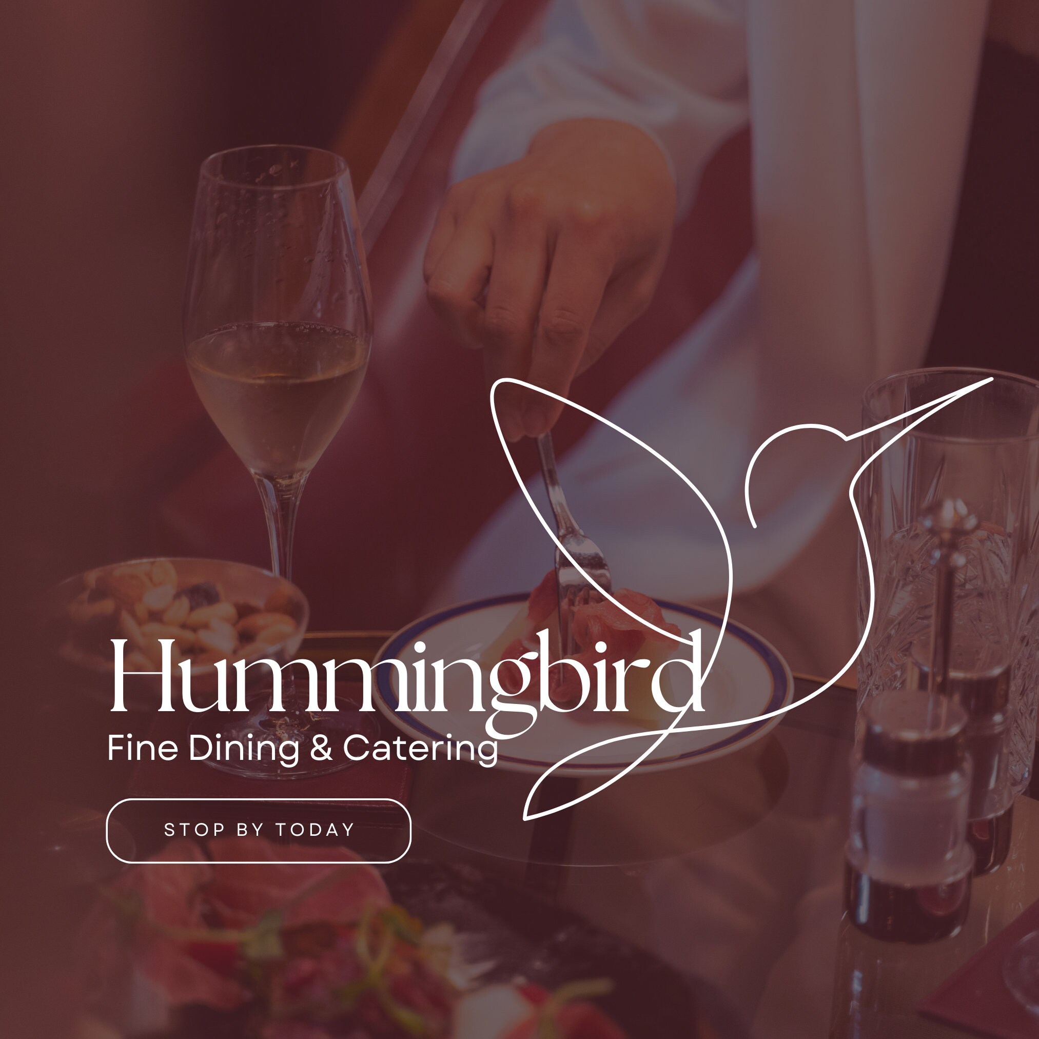 Fine Dining Instagram Post Templates | Culinary Industry Themed ...