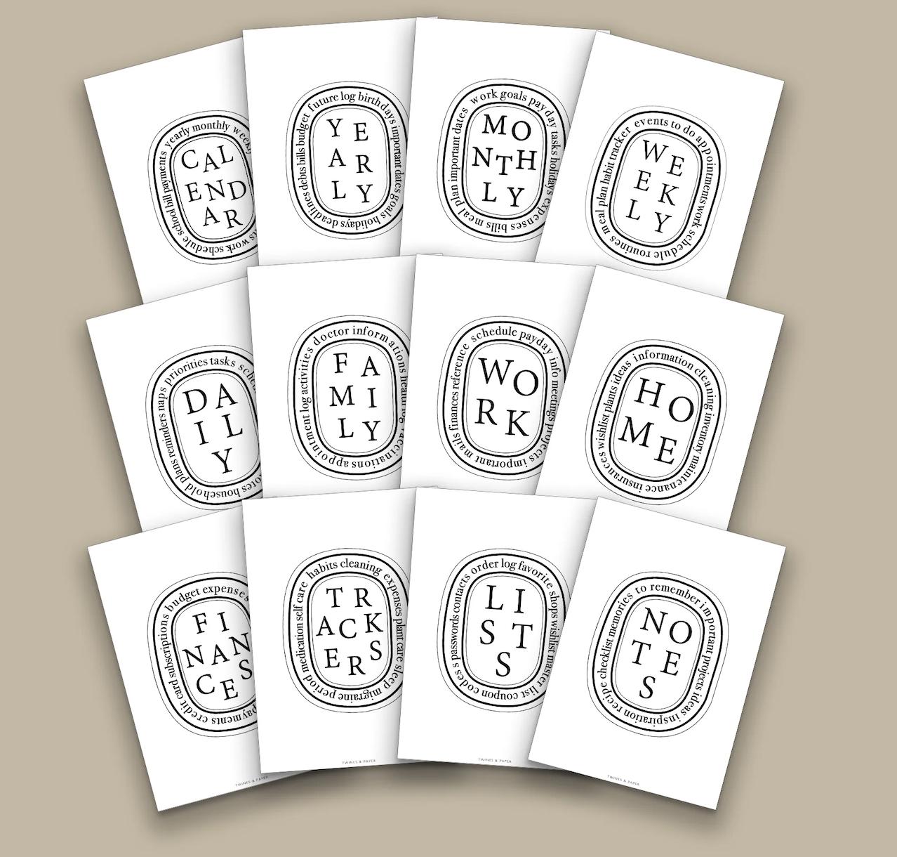 Custom Diptyque-inspired Candle Labels | Digital Luxury Sticker Design ...