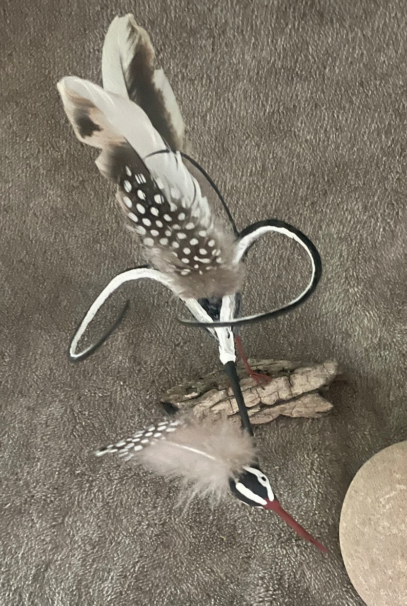 Whimsical Devils Claw Bird, Devils Claw Sculpture, OOAK Whimsical Bird ...