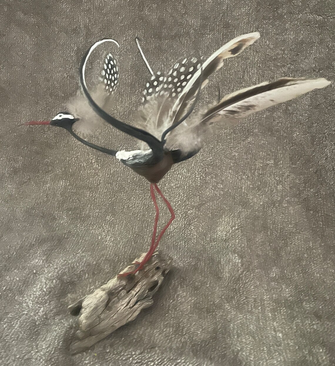 Whimsical Devils Claw Bird, Devils Claw Sculpture, OOAK Whimsical Bird ...