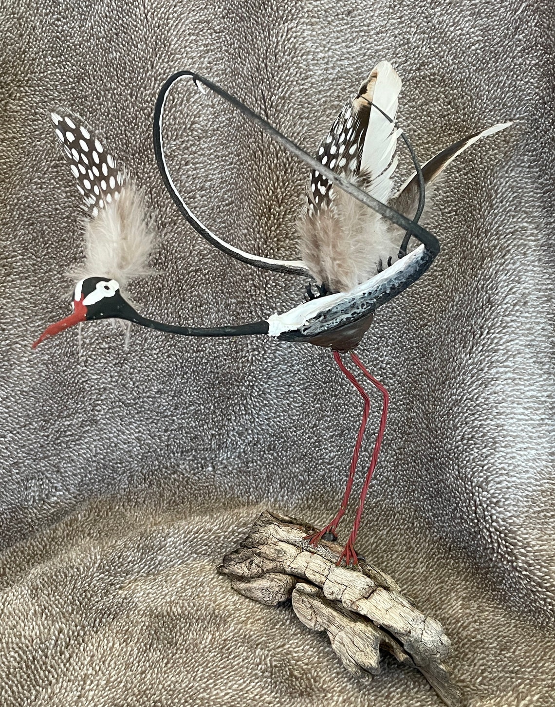 Whimsical Devils Claw Bird, Devils Claw Sculpture, OOAK Whimsical Bird ...