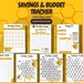 Bee Budget Tracker | Savings Tracker | Savings Challenge | Letter Size ...