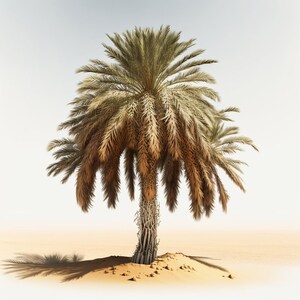 Date Palm Tree / Digital Art - Etsy