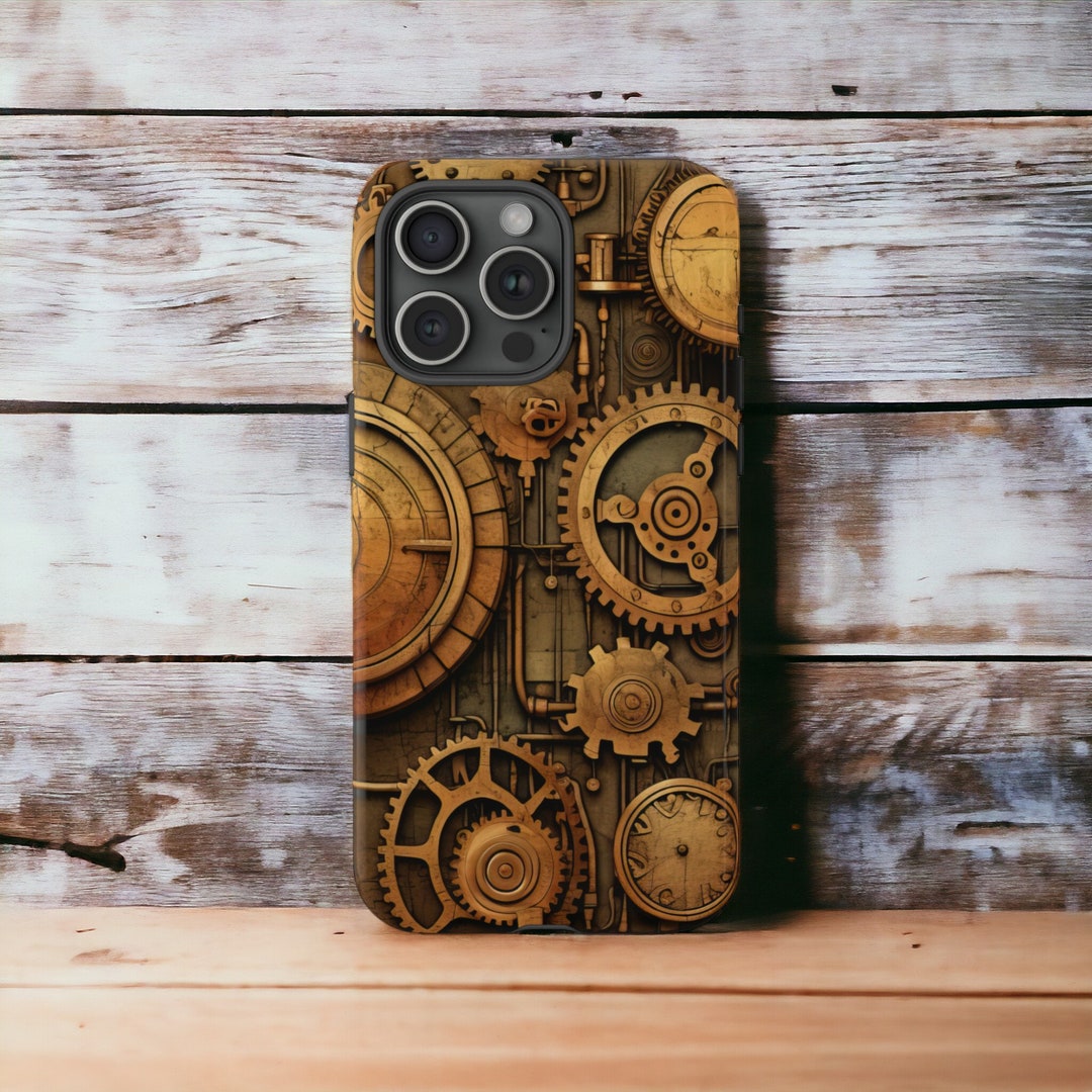 Steampunk Gears Tough Phone Case, Victorian Phone Cover, Clockwork ...