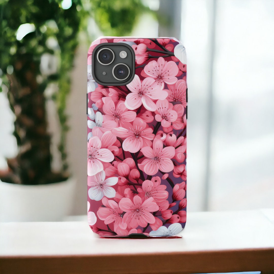 Pink Cherry Blossoms Magsafe Case, Spring Blossoms Case, Summer Bloom ...