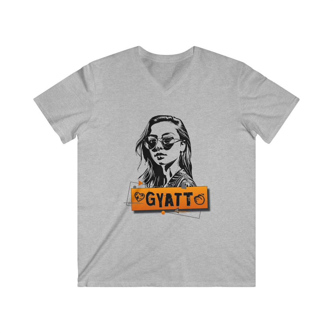 GYATT Girl - Men's Fitted V-neck Short Sleeve Tee / Humor / Slang ...