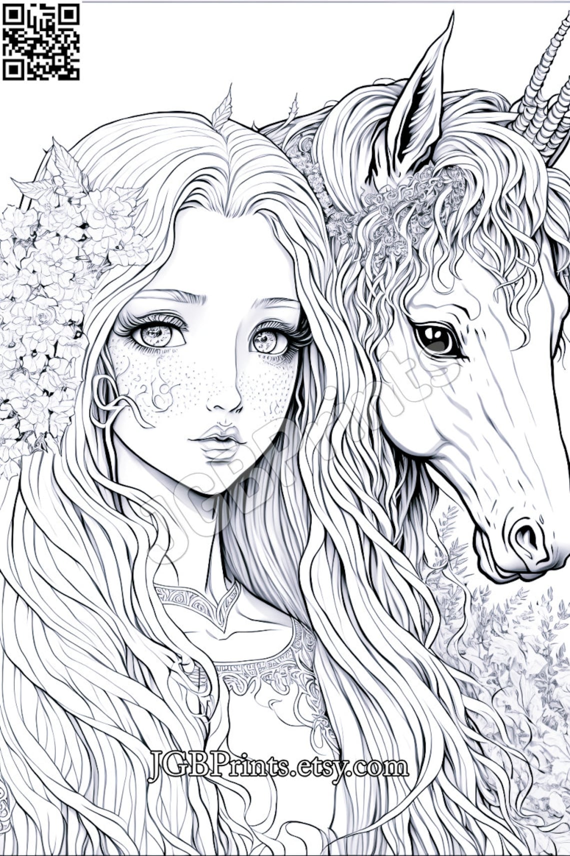 Unleash Your Imagination With This Elf Girl Coloring Page - Etsy