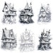 Witches Cottage Coloring Book for Fans of the Magical and - Etsy
