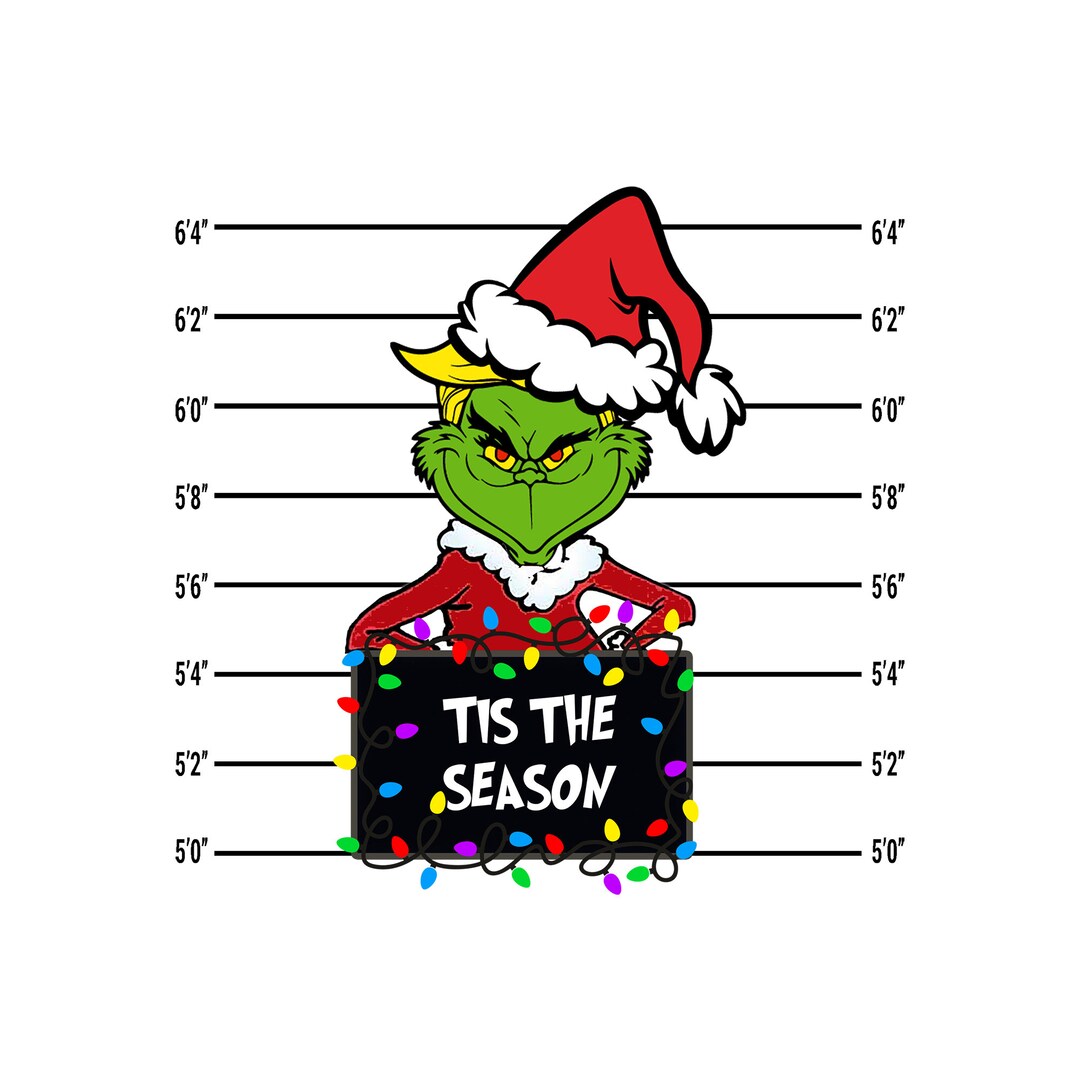 Trump Grnich Mugshot Png, Funny Trump Png, Trump Christmas Png ...