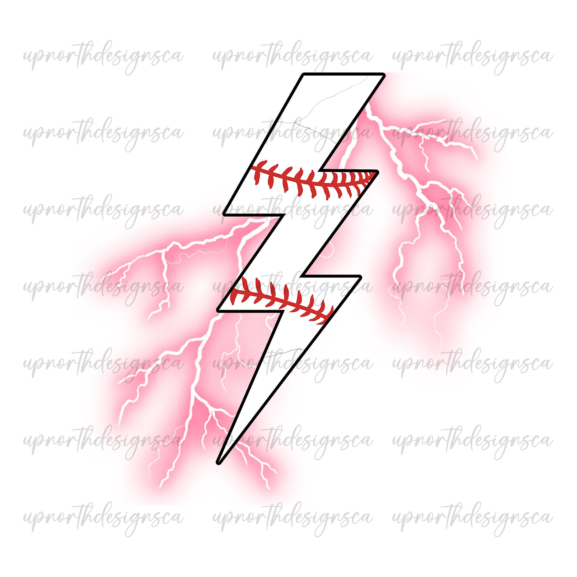 Baseball Lightning Bolt Png Baseball Png Lightning Png - Etsy