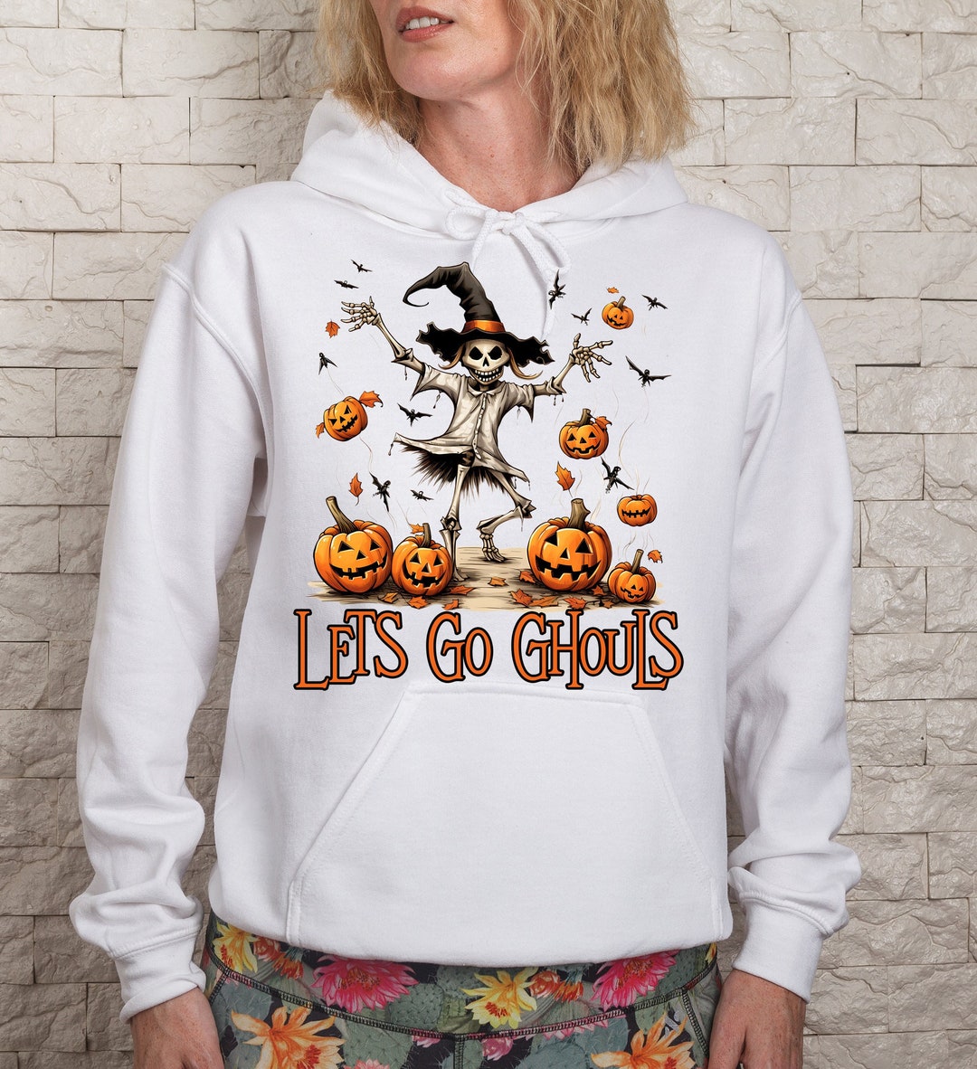 Skeleton Let's Go Ghouls Png Spooky Halloween Png Spooky - Etsy