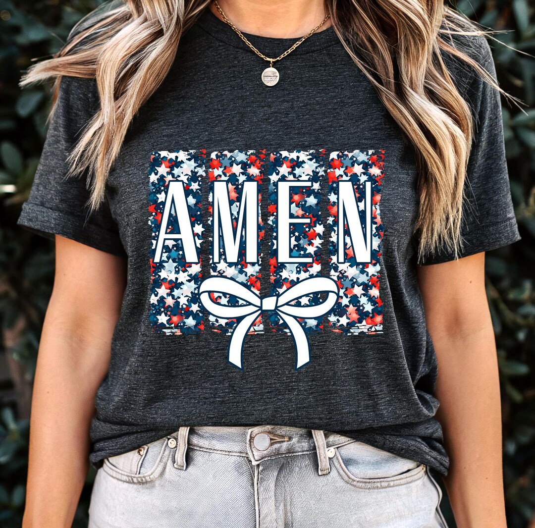 Patriotic Stars Amen Png, Christian Amen Png, Faith Png, Amen America ...