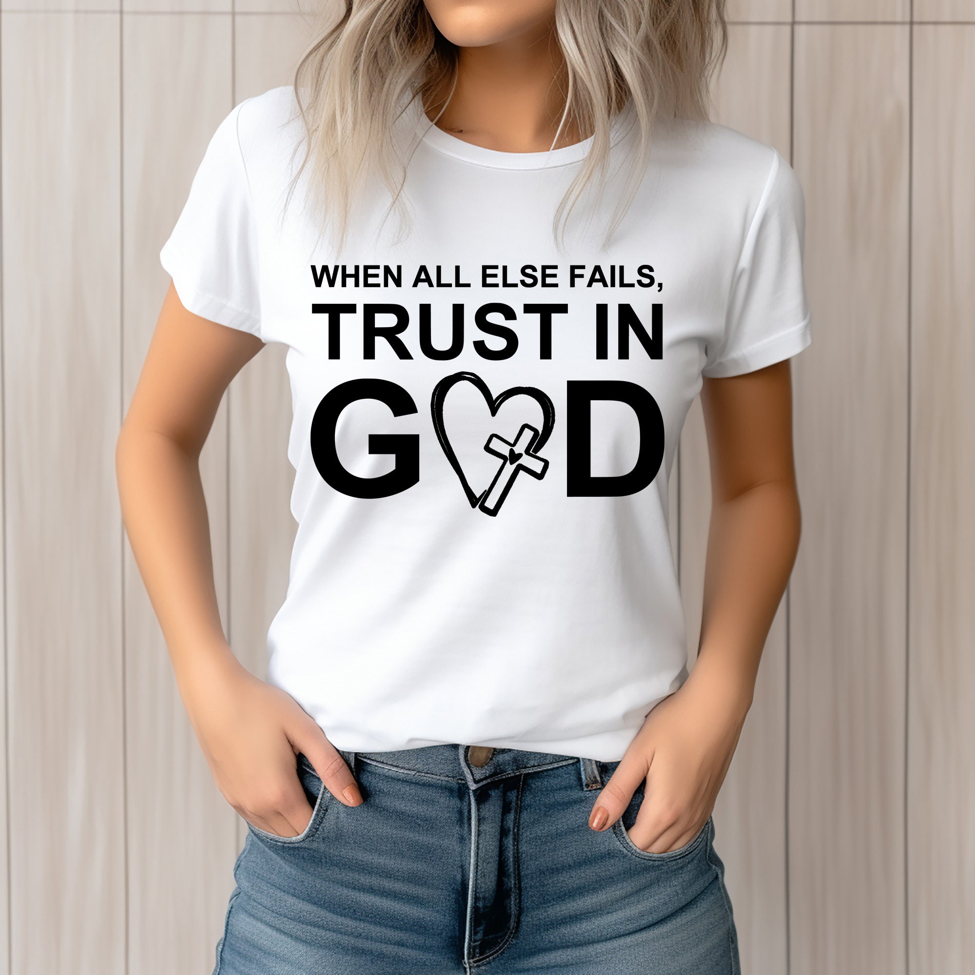 Trust in God Svg Png, Inspirational Svg Png, Faith Svg Png, Christian ...