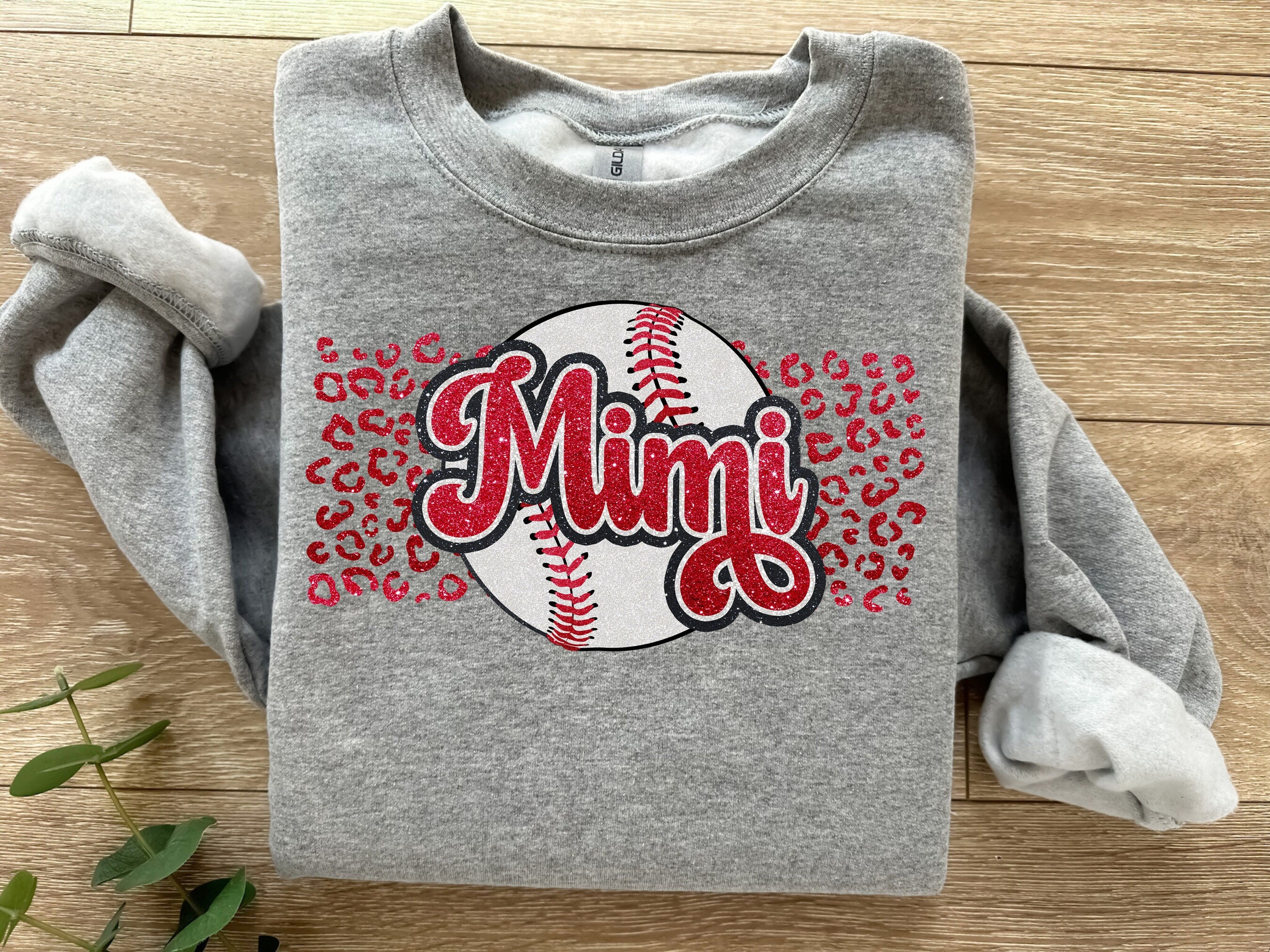 Retro Baseball Mimi Png, Glitter Baseball Png, Baseball Leopard Png ...