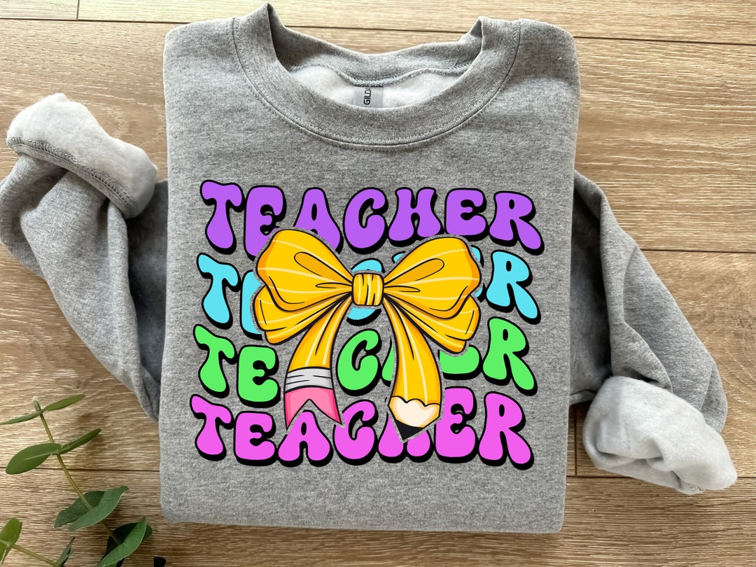 Teacher Coquette Png, Retro Teacher Png, Teacher Life Png, Teacher ...