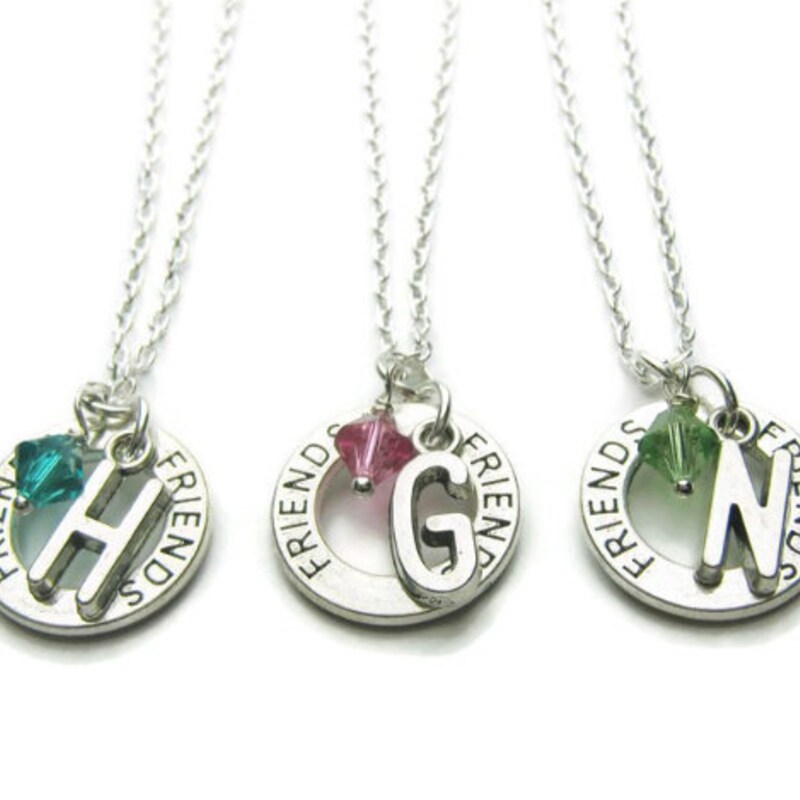 3 Friends Necklace - Etsy
