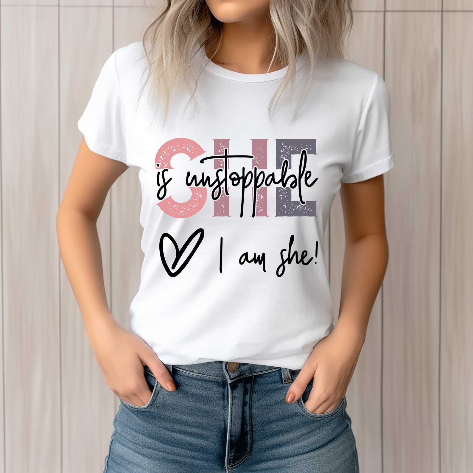 She is Unstoppable Svg Png, She Svg Png, Inspirational Svg ...