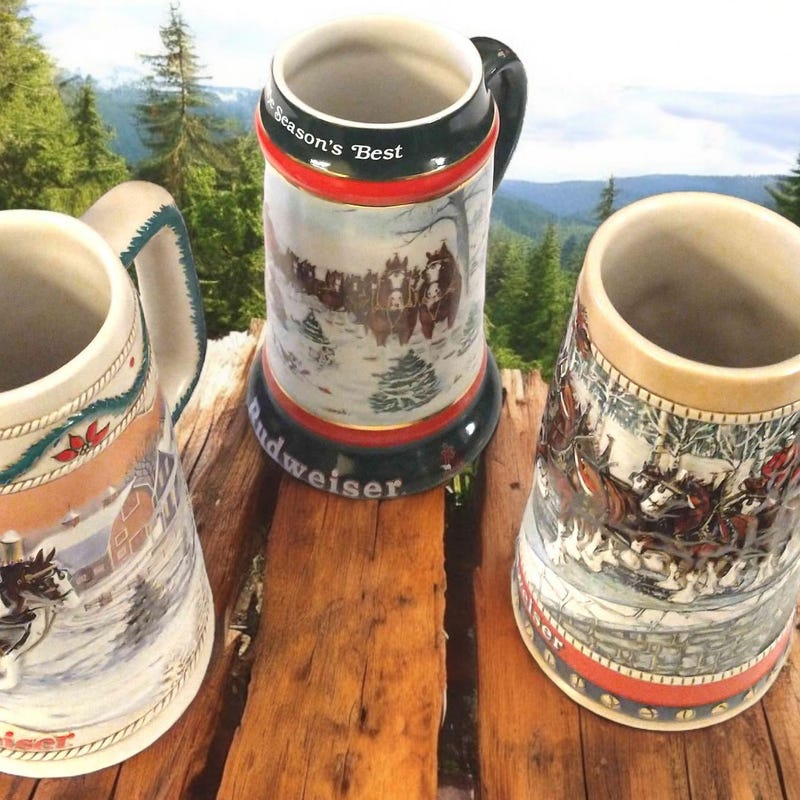 Budweiser Stein - Etsy