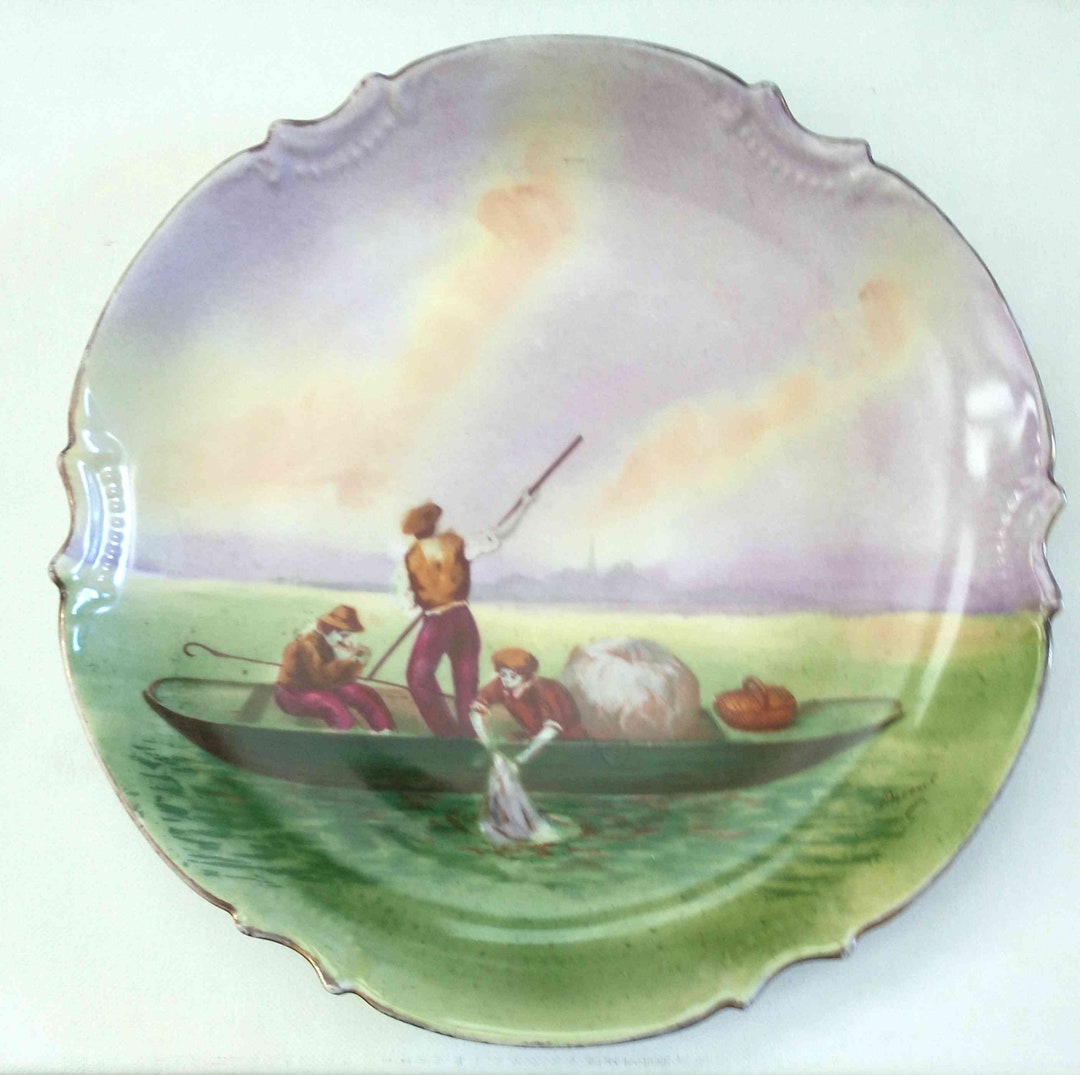 Rare Limoges Porcelain Plate. Hand Painted and Signed. - Etsy