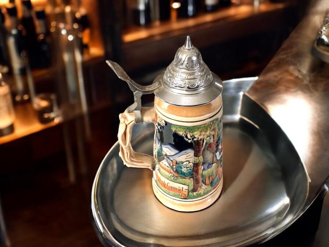 West German Beer Mug, Lieb Und Lied. 7". - Etsy