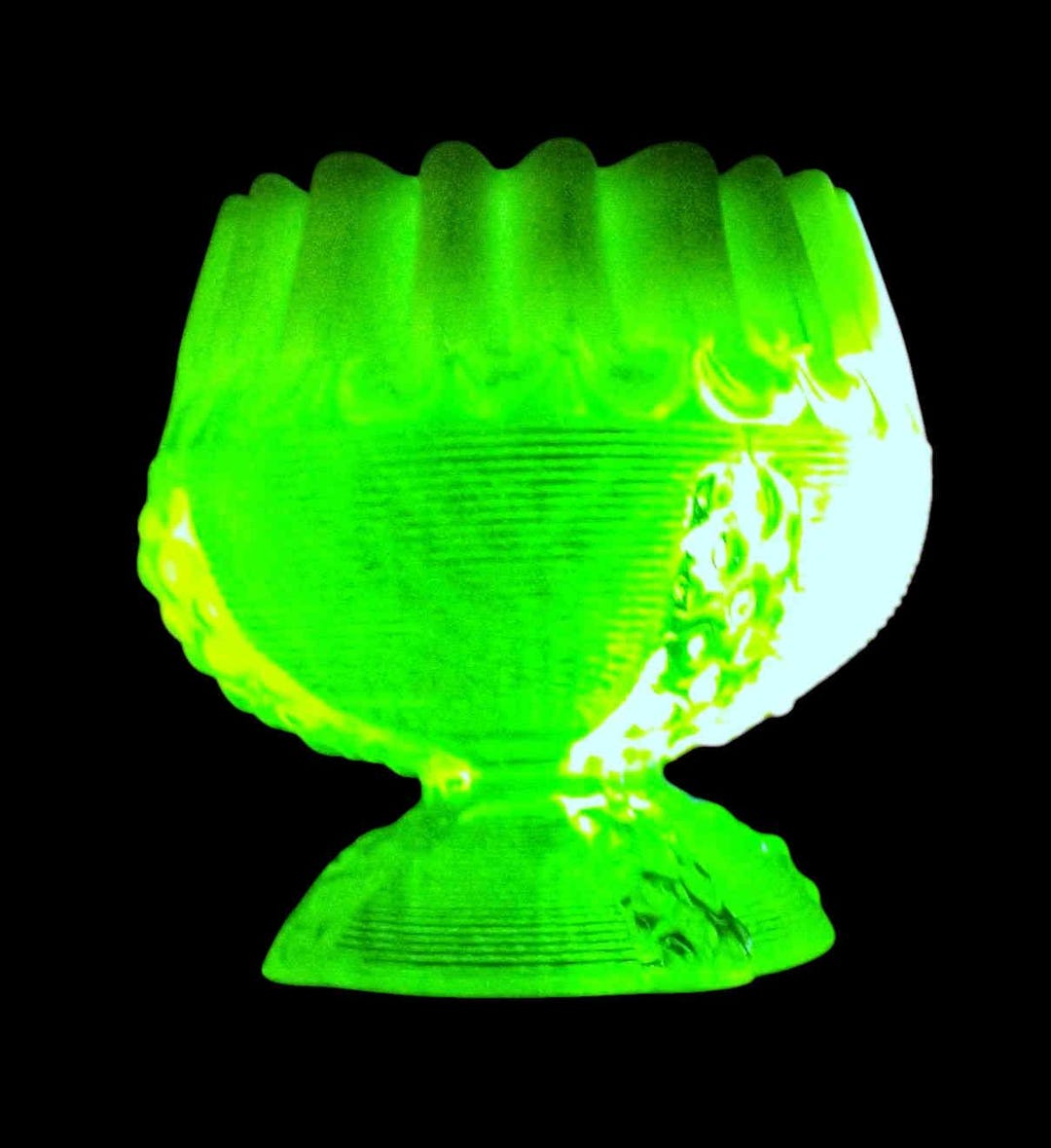 Antique Northwood Opalescent Button and Panel Primrose Rose Bowl ...