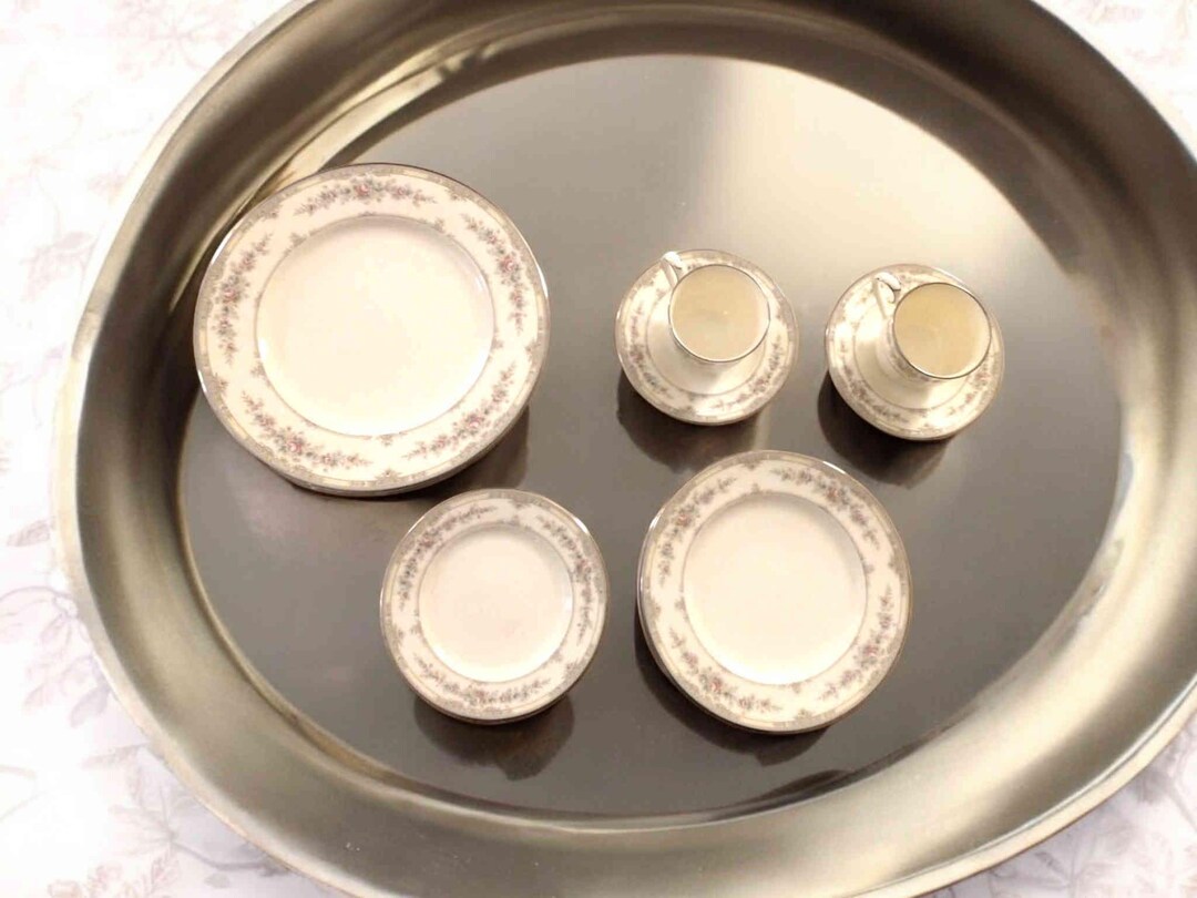 Noritake Bone China Plates, Cups and Saucers. Shenandoah Pattern. Old ...