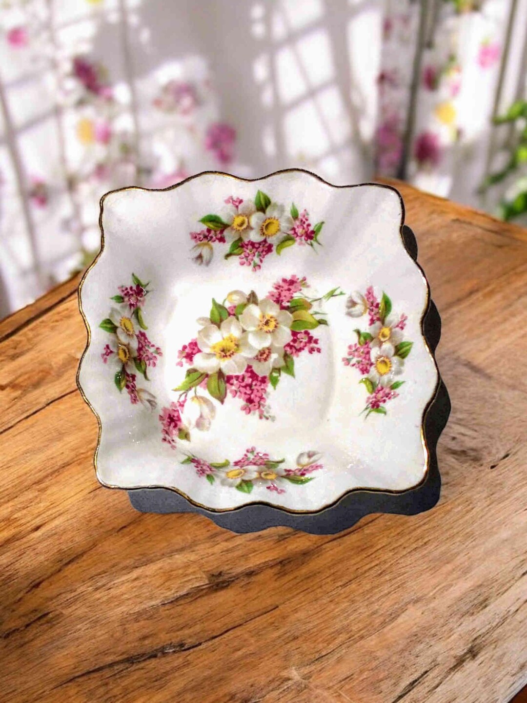 Rosina Pattern Bone China 4 Inch Dish/ Trinket Tray. England - Etsy
