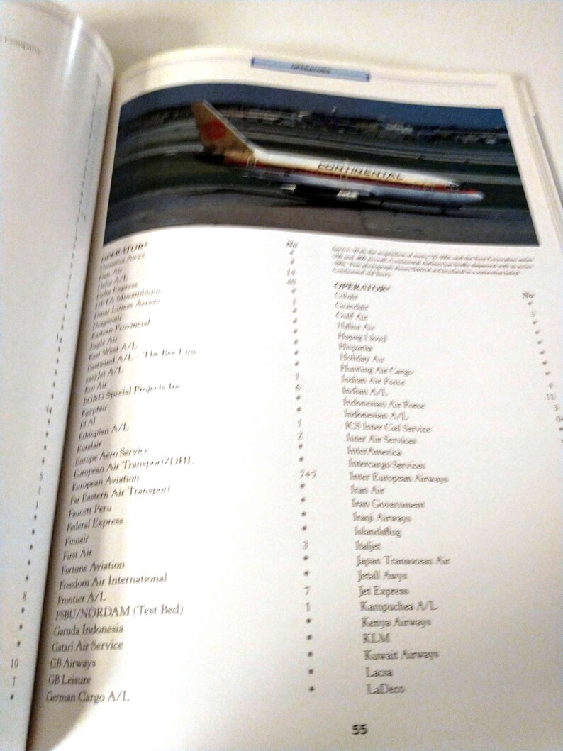 Boeing 737-100 and 200, 747 three Books. - Etsy