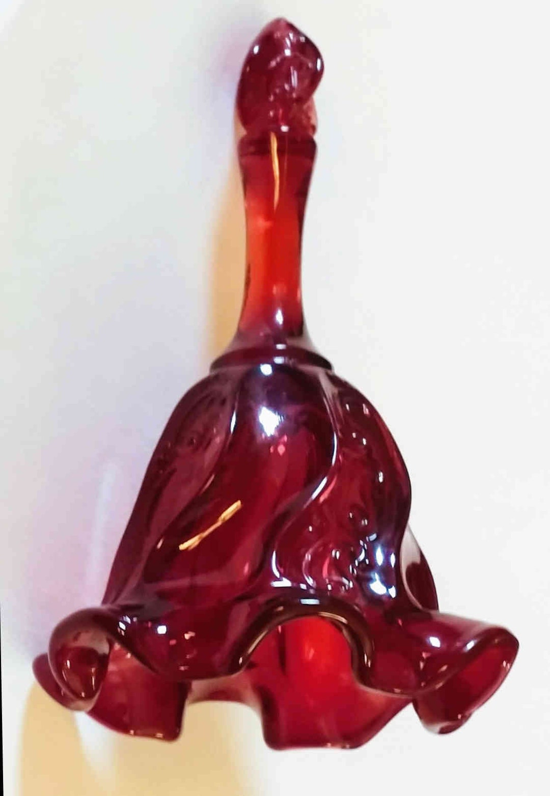 Vintage Fenton New Century Ruby Red Bell - Etsy
