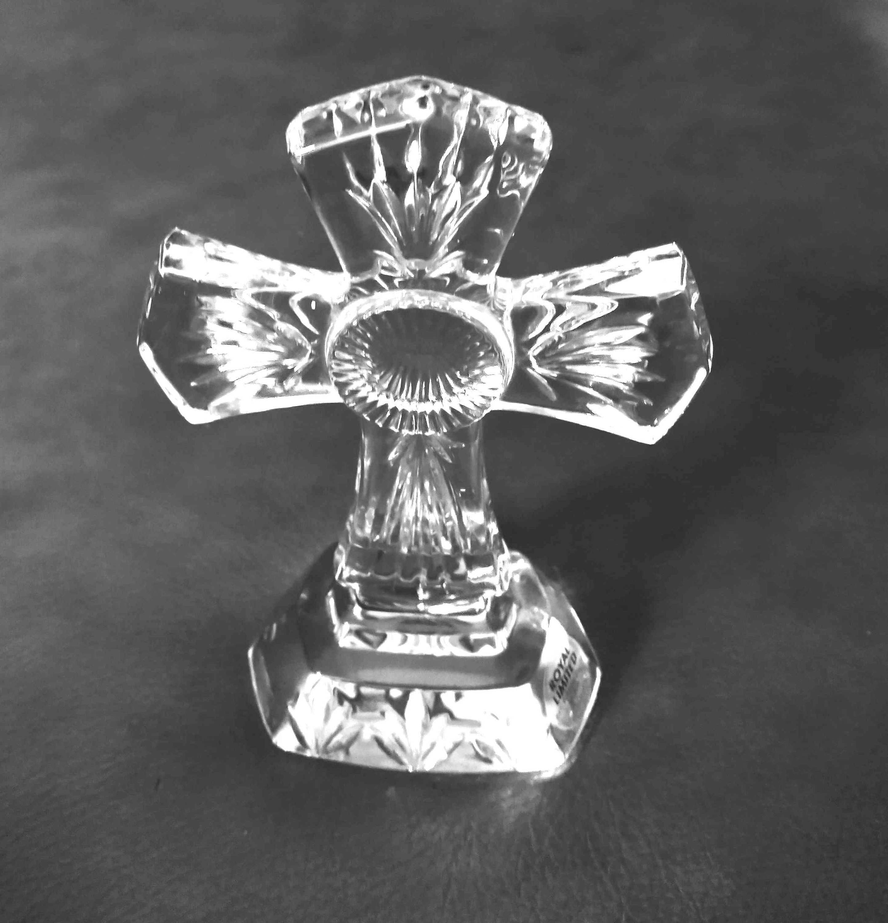 Royal Limited Lead Crystal Cross - Etsy