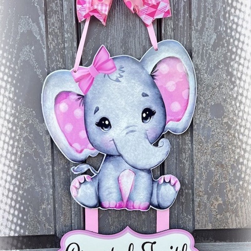 Elephant Baby Girl - Etsy