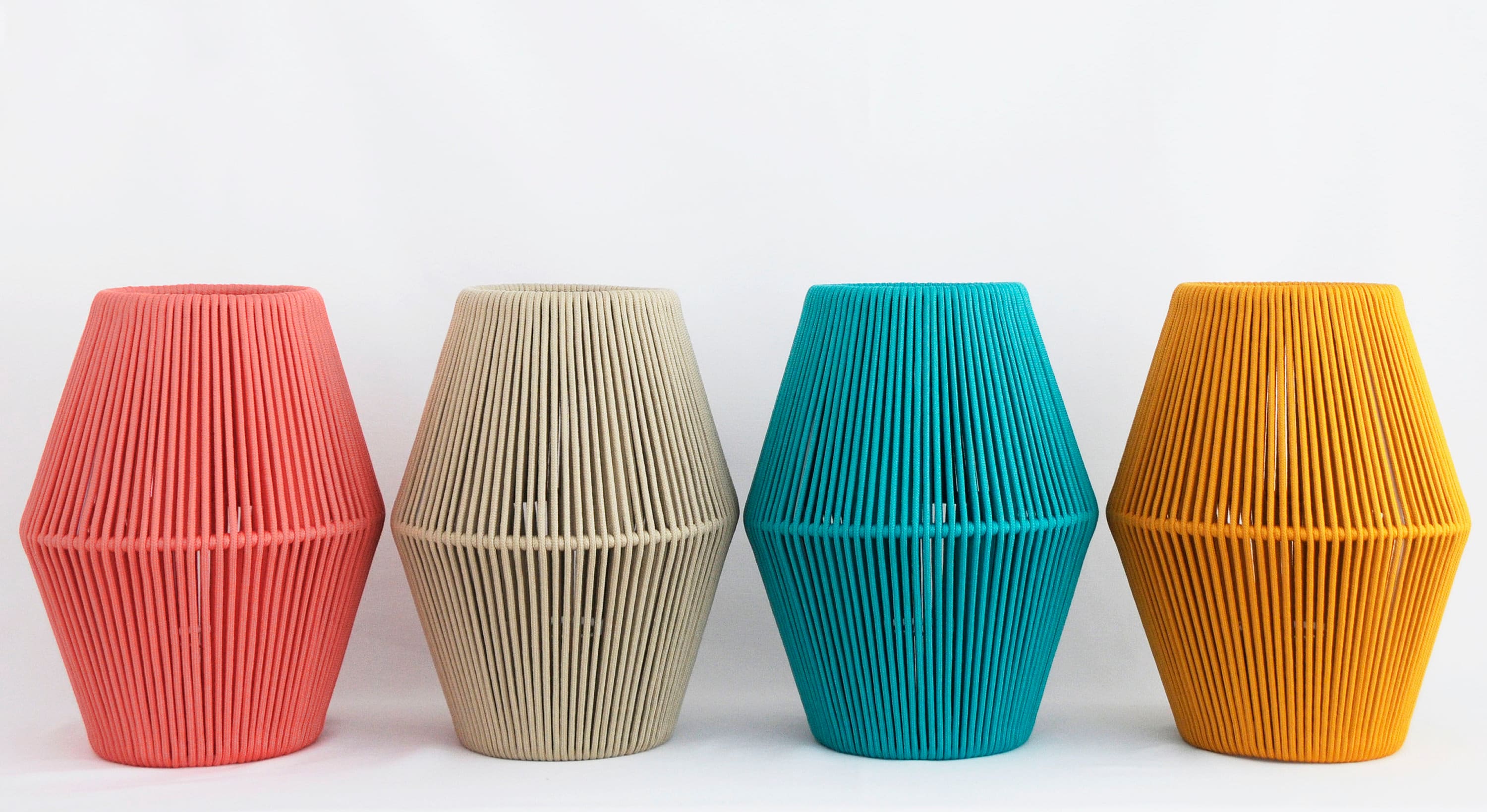 Modern Handcrafted Rope Table Lamp - Contemporary Style. Made by Really ...