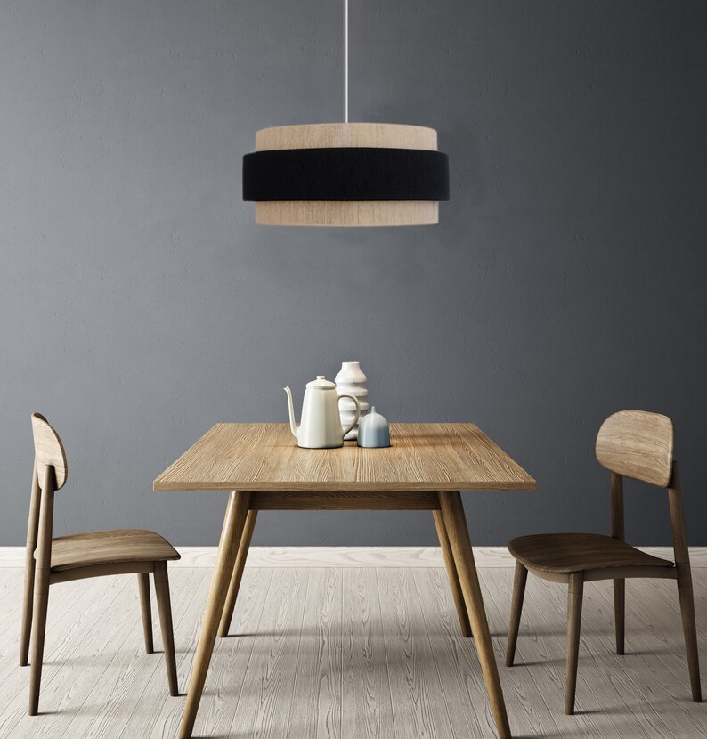 Modern Bamboo Thread Pendant Lamp. Contemporary Style. Made by Really ...