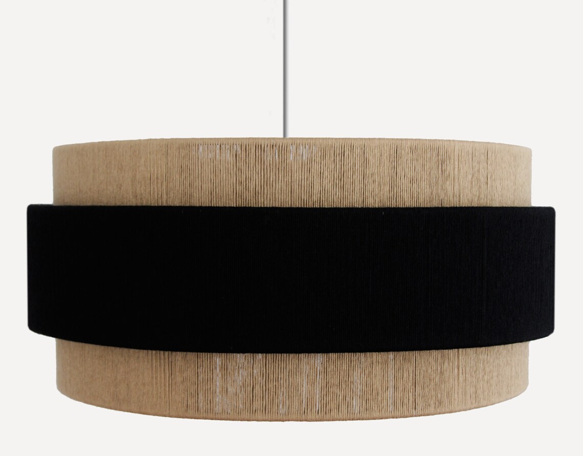 Modern Bamboo Thread Pendant Lamp. Contemporary Style. Made by Really ...