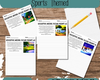10 Printable Descriptive Writing Prompts- Homeschool Writing Prompts ...